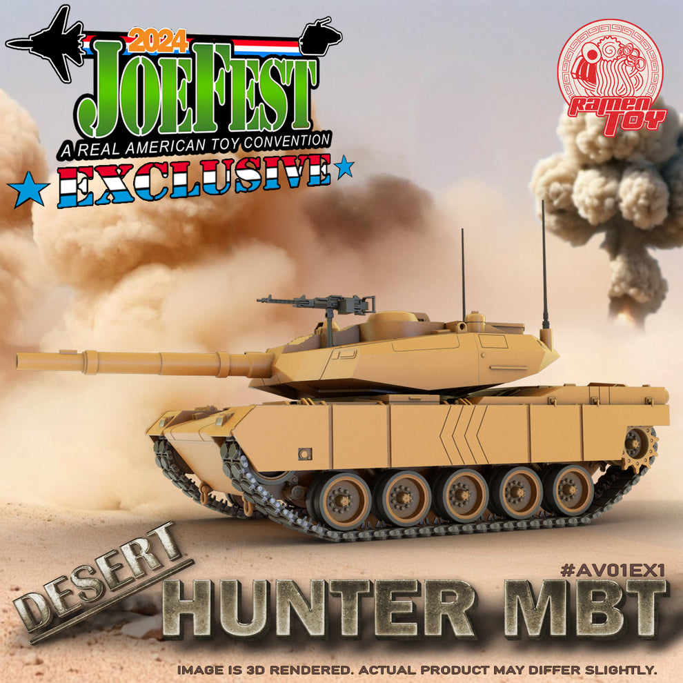 ITEM #RAV01EX1 -DESERT HUNTER MBT – Ramen Toy