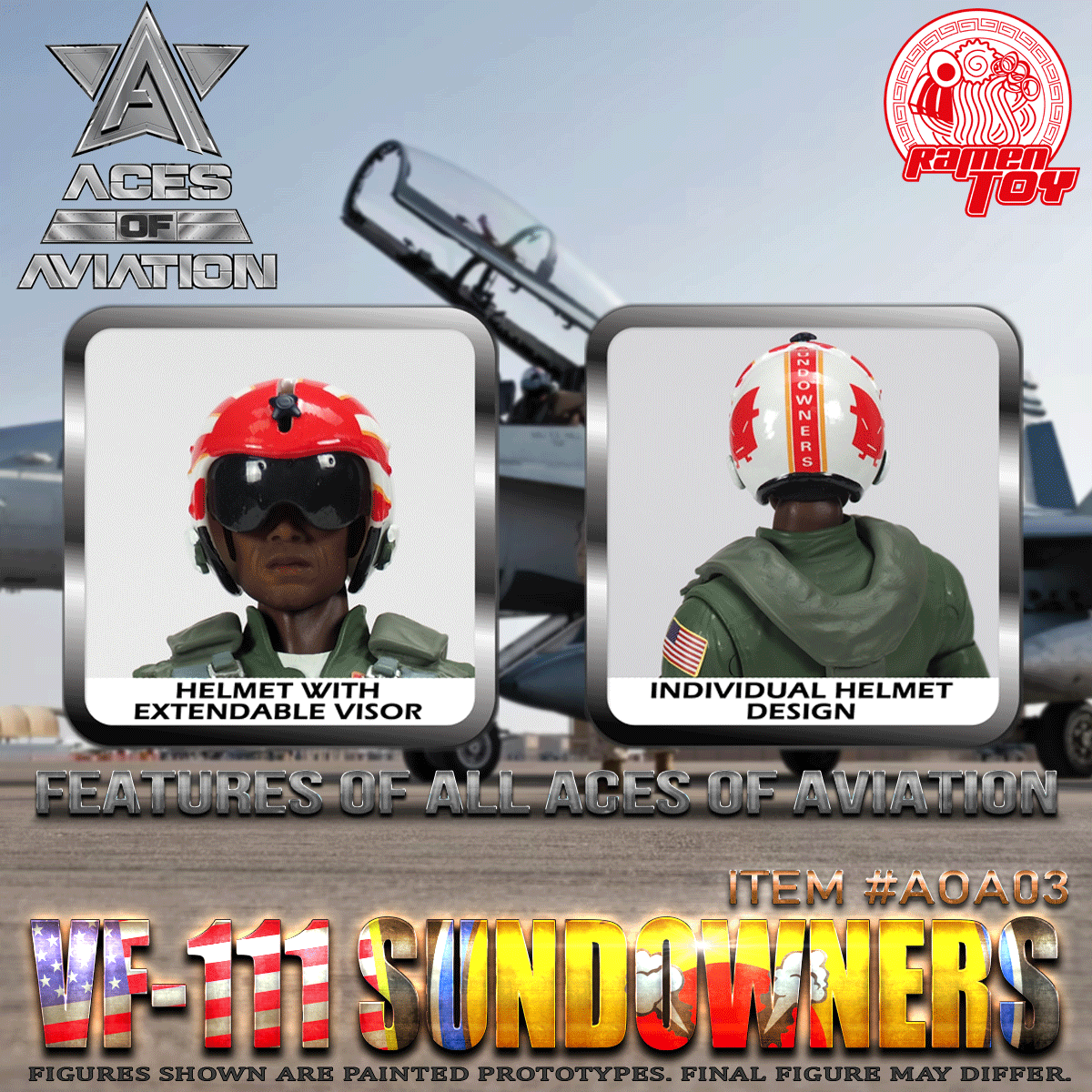 ITEM #AOA - Aces of Aviation (Wave 1) – Ramen Toy